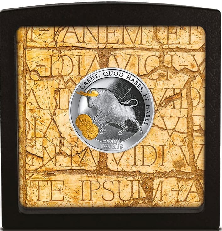 2021 Aureus Taurus Silver Proof Coin | The Coin Chest