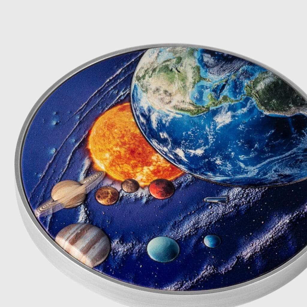 2024 $5 The Solar System 2oz Silver 11.5oz Copper Coin | The Coin Chest